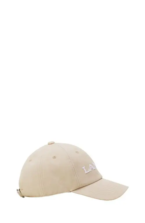 LANVIN Cotton Cap - Beige