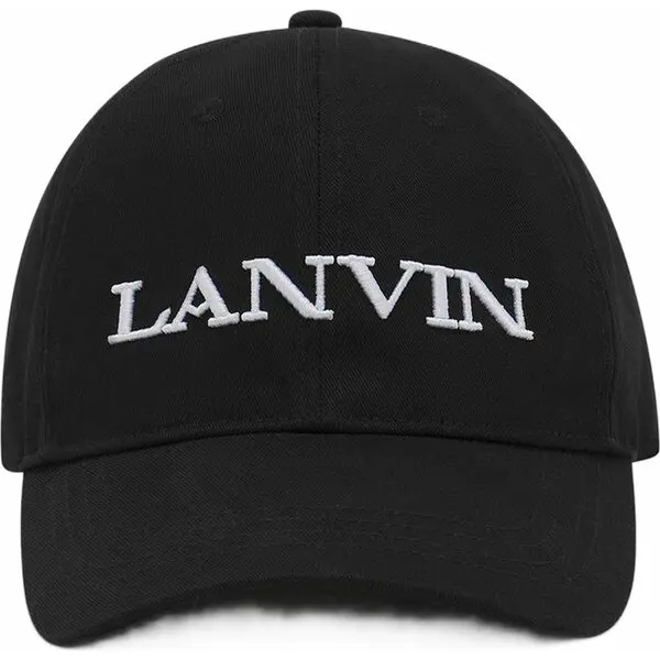 LANVIN Cotton Cap - Black