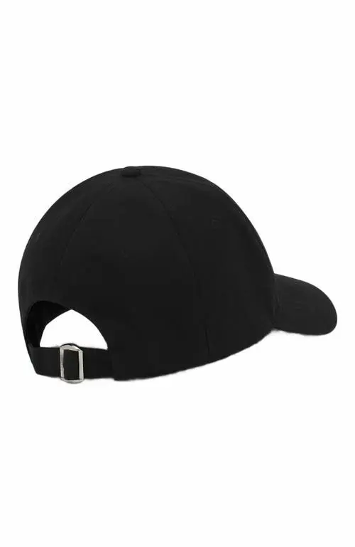 LANVIN Cotton Cap - Black