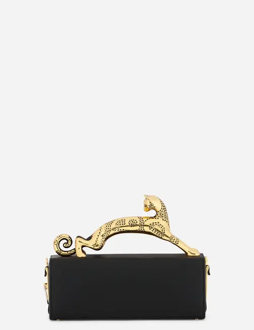 LANVIN Pencil Cat Box Calf Bag