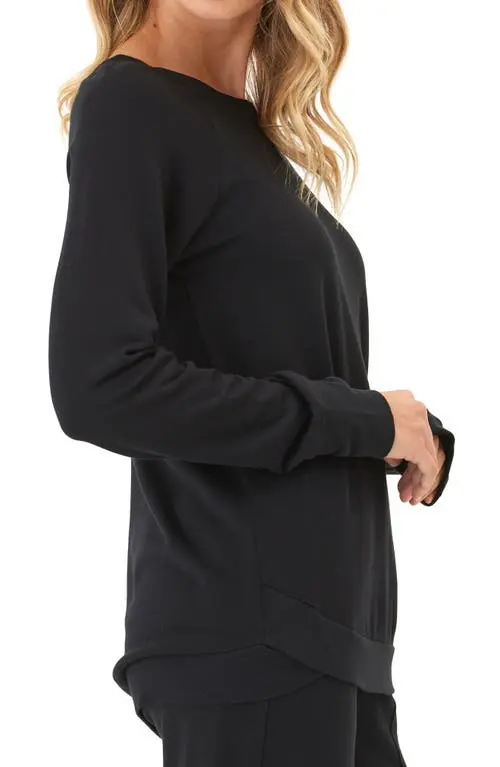 THREADS 4 THOUGHT Cannon Feather Fleece Tunic - Black