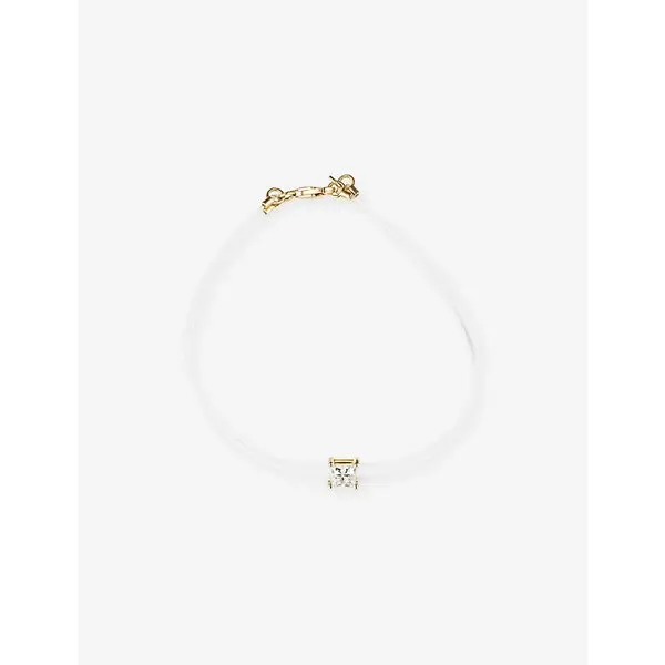 THE DIAMOND LAB Diamond Lab 18ct And Lab-grown Diamond Bracelet - Yellow Gold