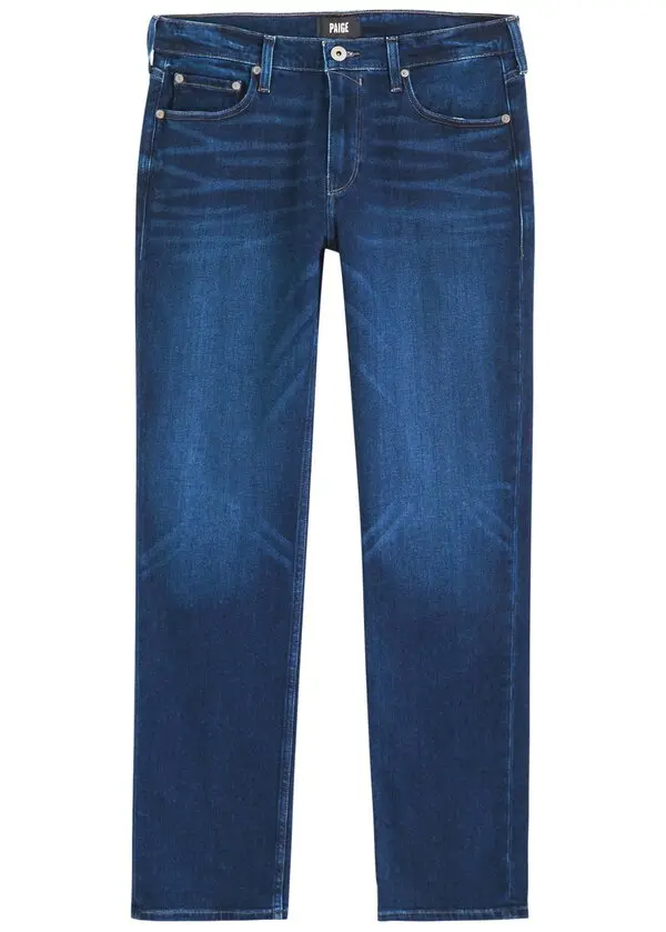 Paige Normandie Straight-leg Jeans - Indigo