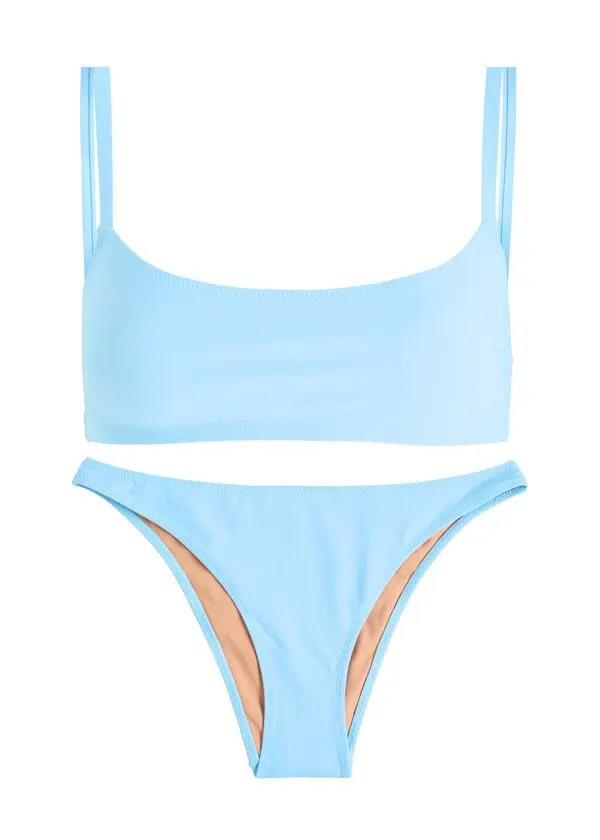 LIDO Bikini Top And Bikini Bottom Two-piece Set - Light Blue