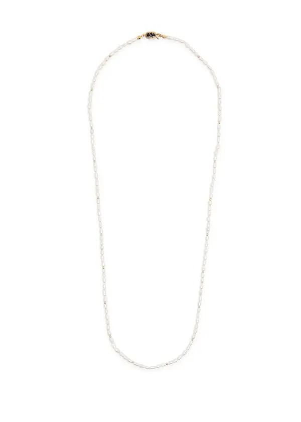 Valentino Garavani Natural Pearl Necklace - Silver