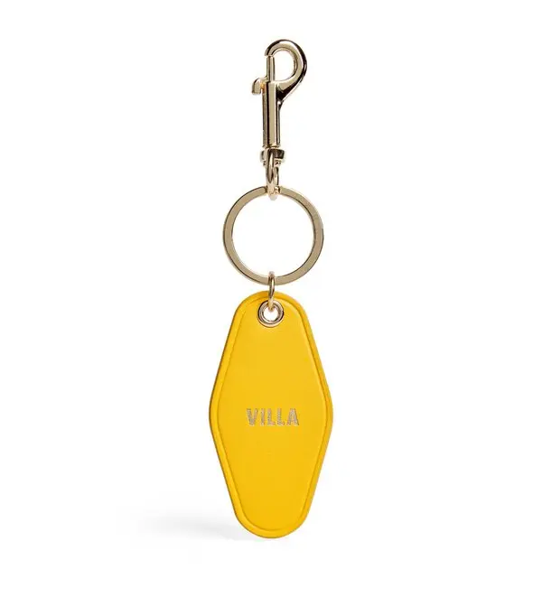 Harrods Leather Villa Keyring
