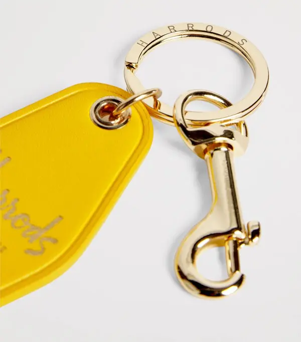 Harrods Leather Villa Keyring