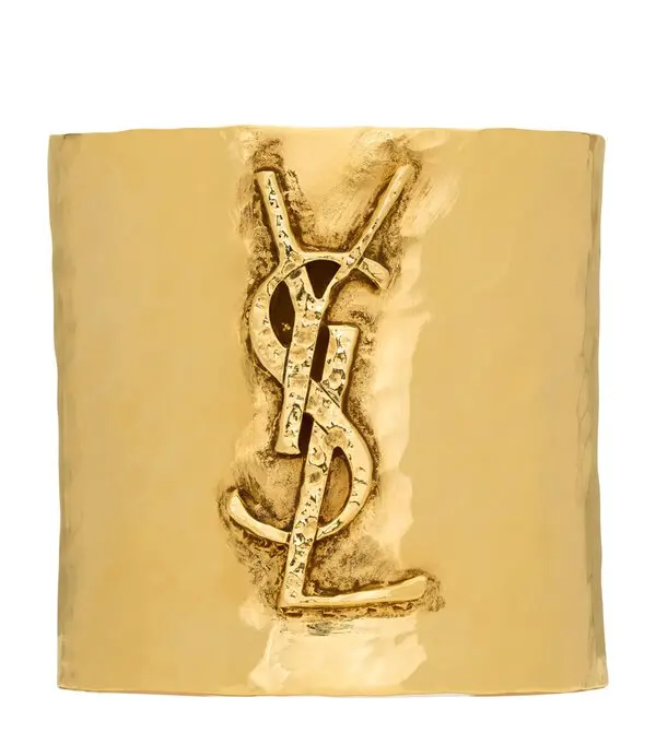 Saint Laurent Cassandre Cuff Bracelet - Metallic