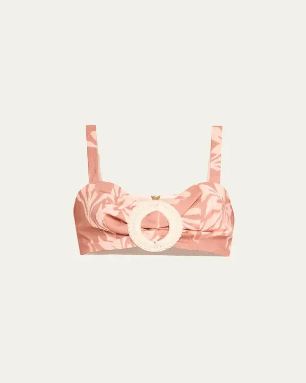 PatBO Artichoke Bralette Top - Beige