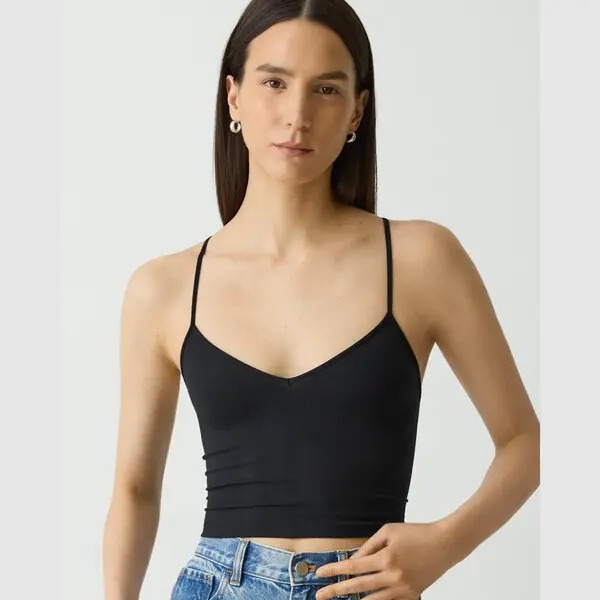 Theory Strappy Tank Top - Black