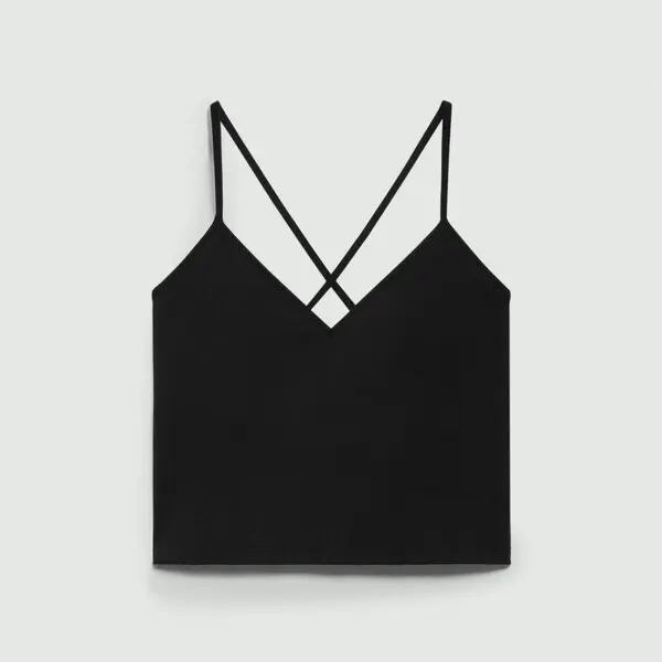 Theory Strappy Tank Top - Black