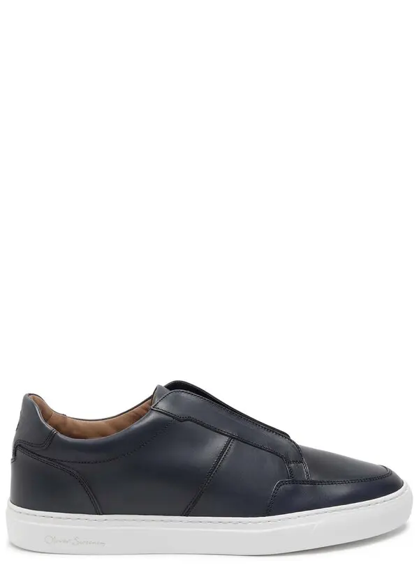 OLIVER SWEENEY Rende Panelled Leather Sneakers