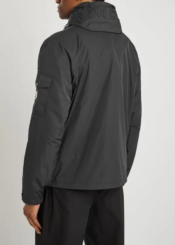 Moncler Sassiere Hooded Nylon Jacket - Black