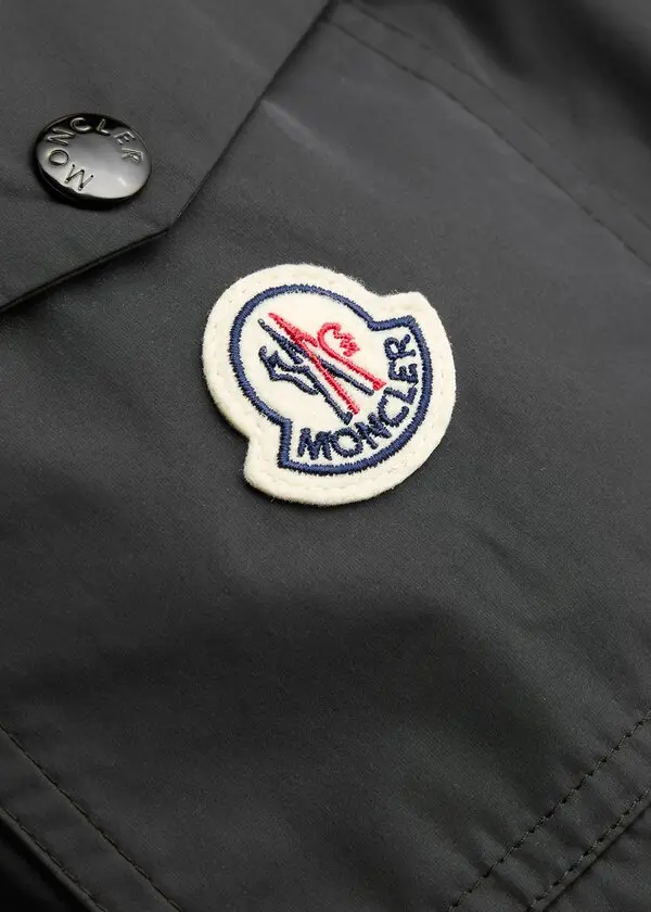 Moncler Sassiere Hooded Nylon Jacket - Black