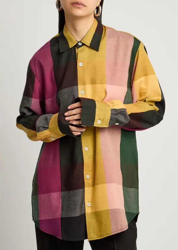 MARRAKSHI Life Checked Jacquard Cotton Shirt