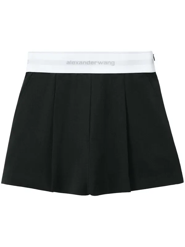 Alexander Wang High Waisted Pleated Short