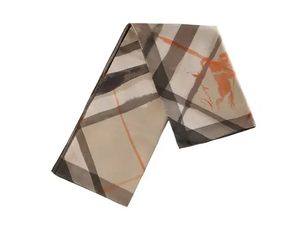 Burberry Check Print Scarf - Birch