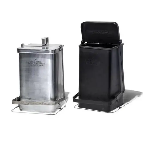 PUEBCO Step Trash Can - Black