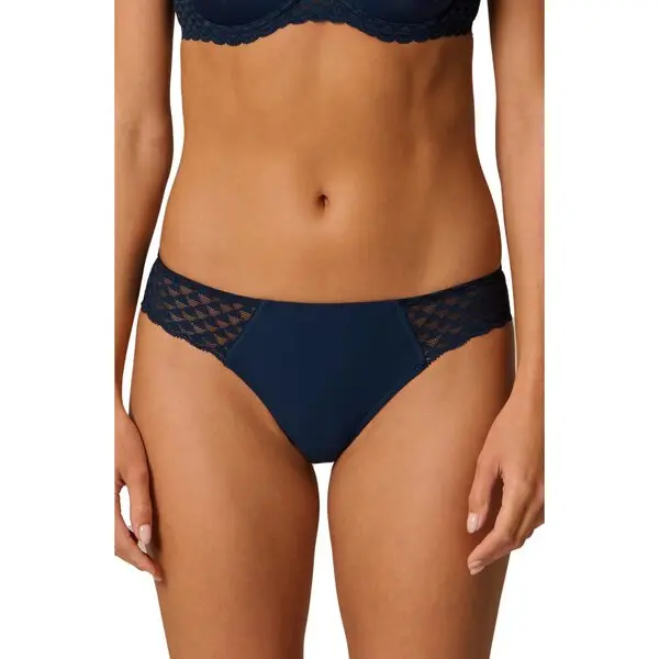 Simone Perele Subtile Bikini Bottom - Midnight