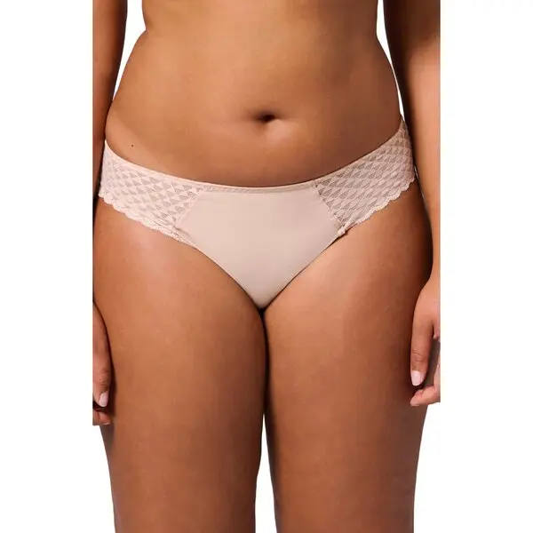 Simone Perele Subtile Bikini Bottom - Peau Rose