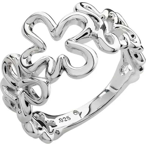 LUCY QUARTERMAINE Splash Ring - Sterling Silver