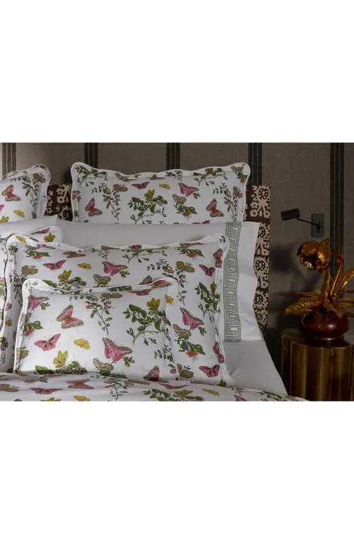 MATOUK Baudin Butterfly Quilted Sham - Baudin Butterfly Pink