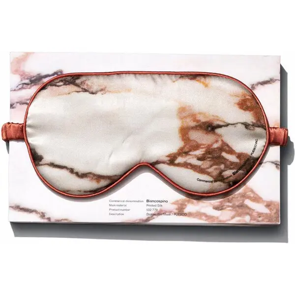 PUEBCO Stoned Eye Mask - Biancospino