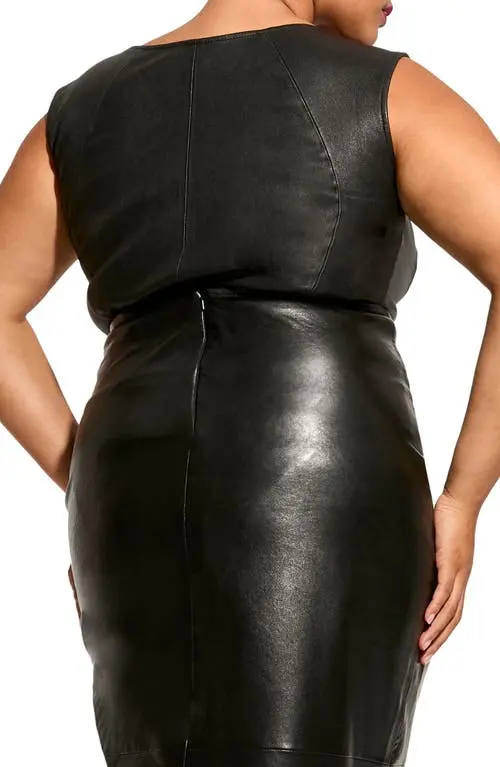 AS By DF Poppy Stretch Leather Bodysuit