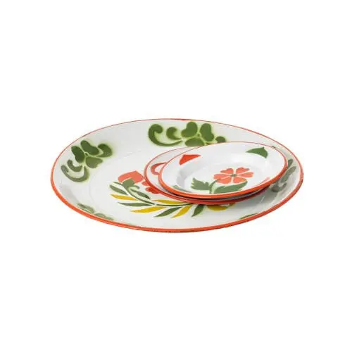 PUEBCO Enamel Serving Set - Ivory