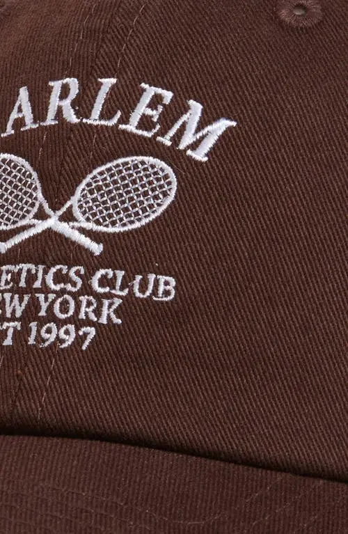 American Needle Harlem Athletics Club Baseball Cap - Chocolate