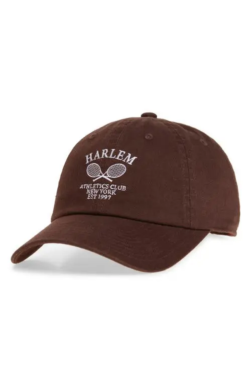 American Needle Harlem Athletics Club Baseball Cap - Chocolate