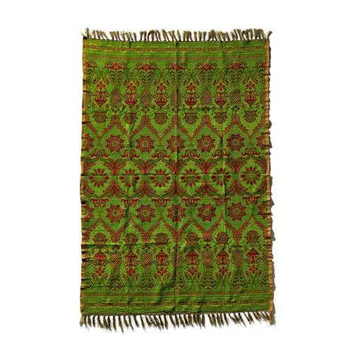 PUEBCO Reversible Jacquard Rug - Green