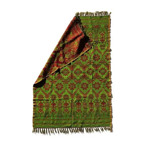 PUEBCO Reversible Jacquard Rug - Green