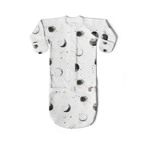 GOUMIKIDS 24 Hour Convertible Sleeper Gown - Many Moons