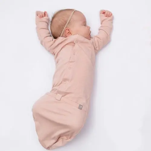 GOUMIKIDS 24 Hour Convertible Sleeper Gown - Rose