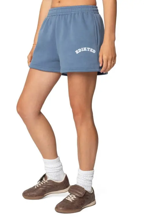 EDIKTED Graphic Sweat Shorts