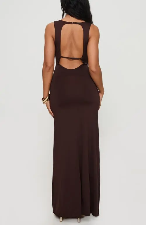 Princess Polly Frederica Plunge Maxi Dress