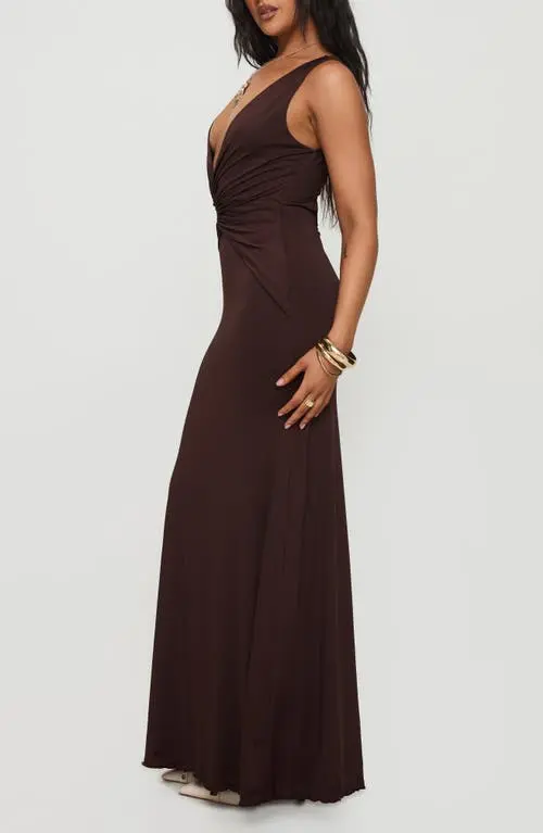 Princess Polly Frederica Plunge Maxi Dress