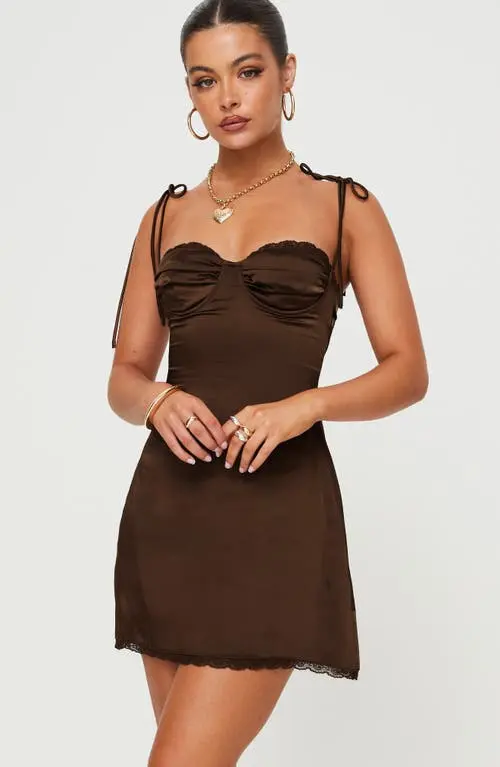 princess polly brown satin dress Brown Bridesmaid Dresses