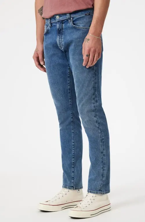 MAVI Marcus Slim Straight Leg Jeans - Light Brushed Selvedge