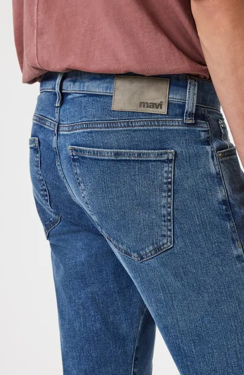 MAVI Marcus Slim Straight Leg Jeans - Light Brushed Selvedge