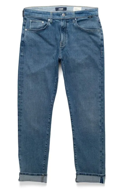 MAVI Marcus Slim Straight Leg Jeans - Light Brushed Selvedge