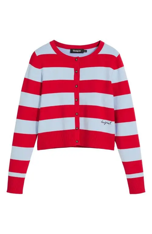 Desigual Stripe Cardigan Sweater