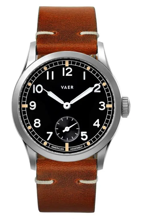 VAER C3 Dirty Dozen Field Watch - Black