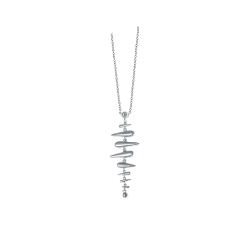 LUCY QUARTERMAINE Shard Pendant Necklace - Sterling Silver