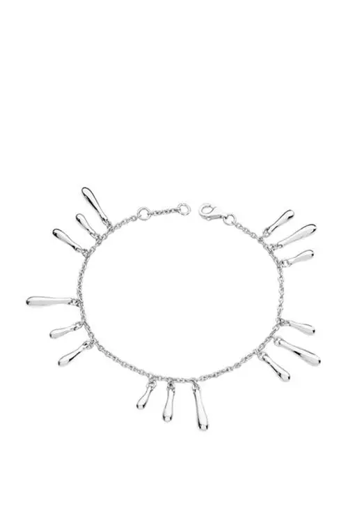 LUCY QUARTERMAINE Cluster Drop Bracelet - Sterling Silver
