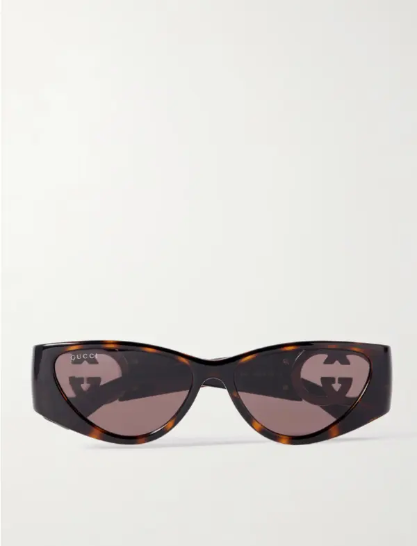 Gucci Cat-eye Acetate Sunglasses - Tortoiseshell