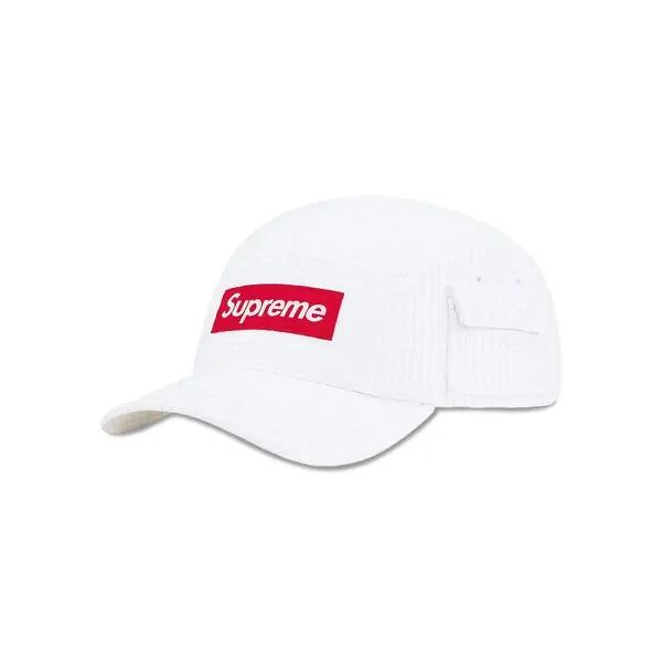 Supreme Denim Ripstop Camp Cap - White