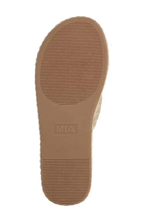 Mia Sirah Platform Slide Sandal