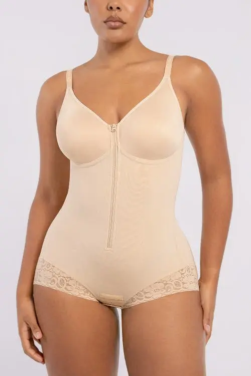 SHAPELLX Airslim Hourglass Full Body Shaper - Beige